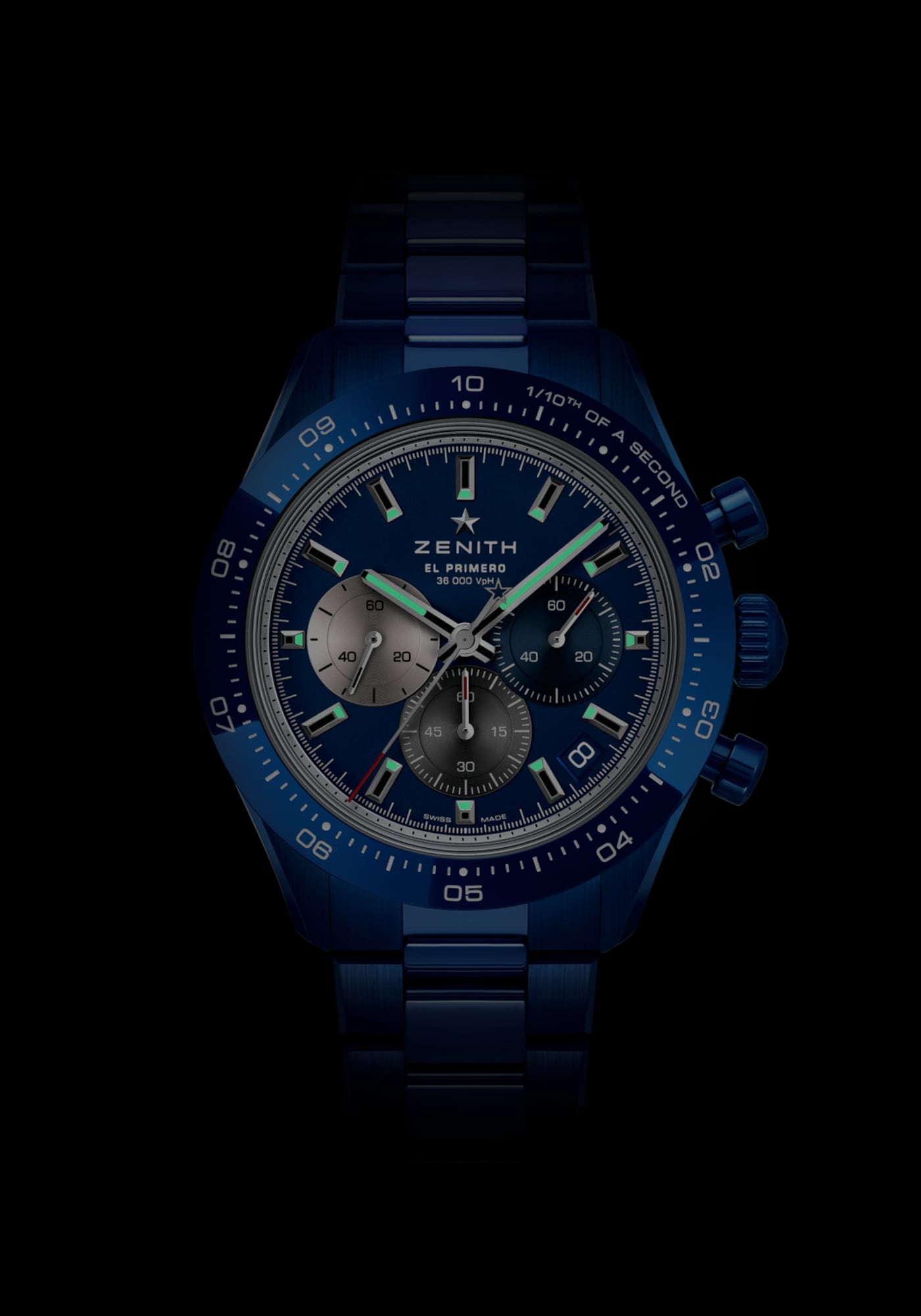 ZENITH CHRONOMASTER SPORT 160th ANNIVERSARY EDITION - 41.00mm, Blue Ceramic