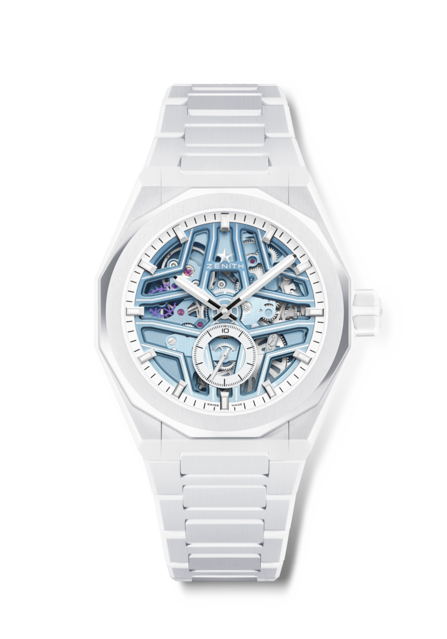 ZENITH DEFY SKYLINE SKELETON WHITE SURFER CERAMIC - 41.00mm, White Ceramic