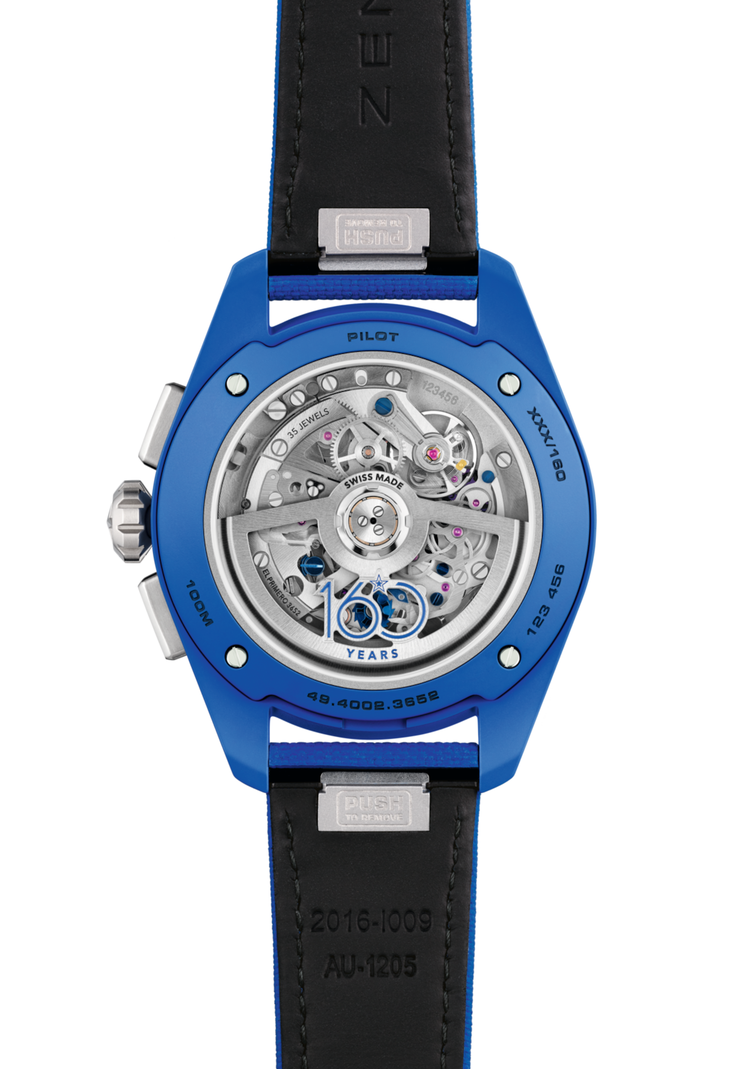 ZENITH PILOT BIG DATE FLYBACK 160th ANNIVERSARY EDITION - 42.00mm, Blue ...