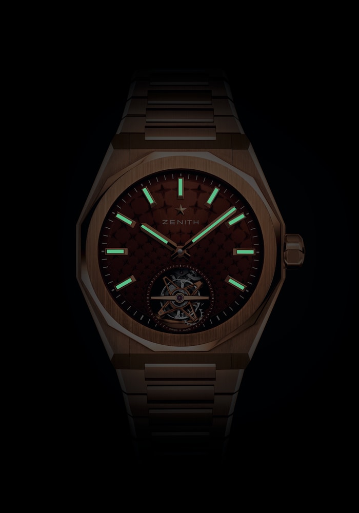 ZENITH DEFY SKYLINE TOURBILLON - 41.00mm, 18-ct Rose gold