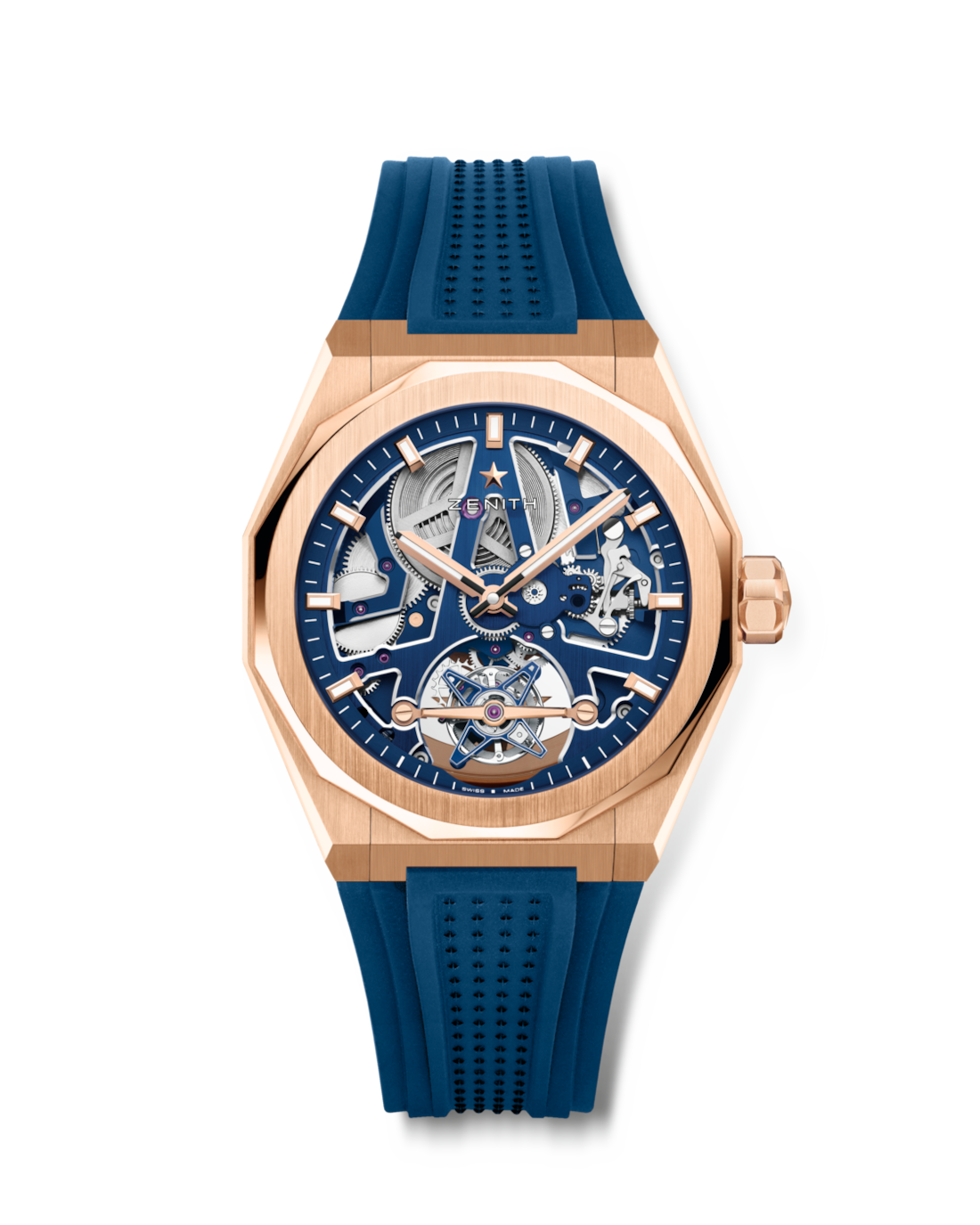 ZENITH DEFY SKYLINE TOURBILLON - 41.00mm, 18-ct Rose gold