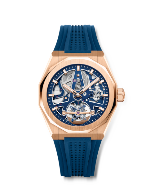 ZENITH DEFY SKYLINE TOURBILLON - 41.00mm, 18-ct Rose gold