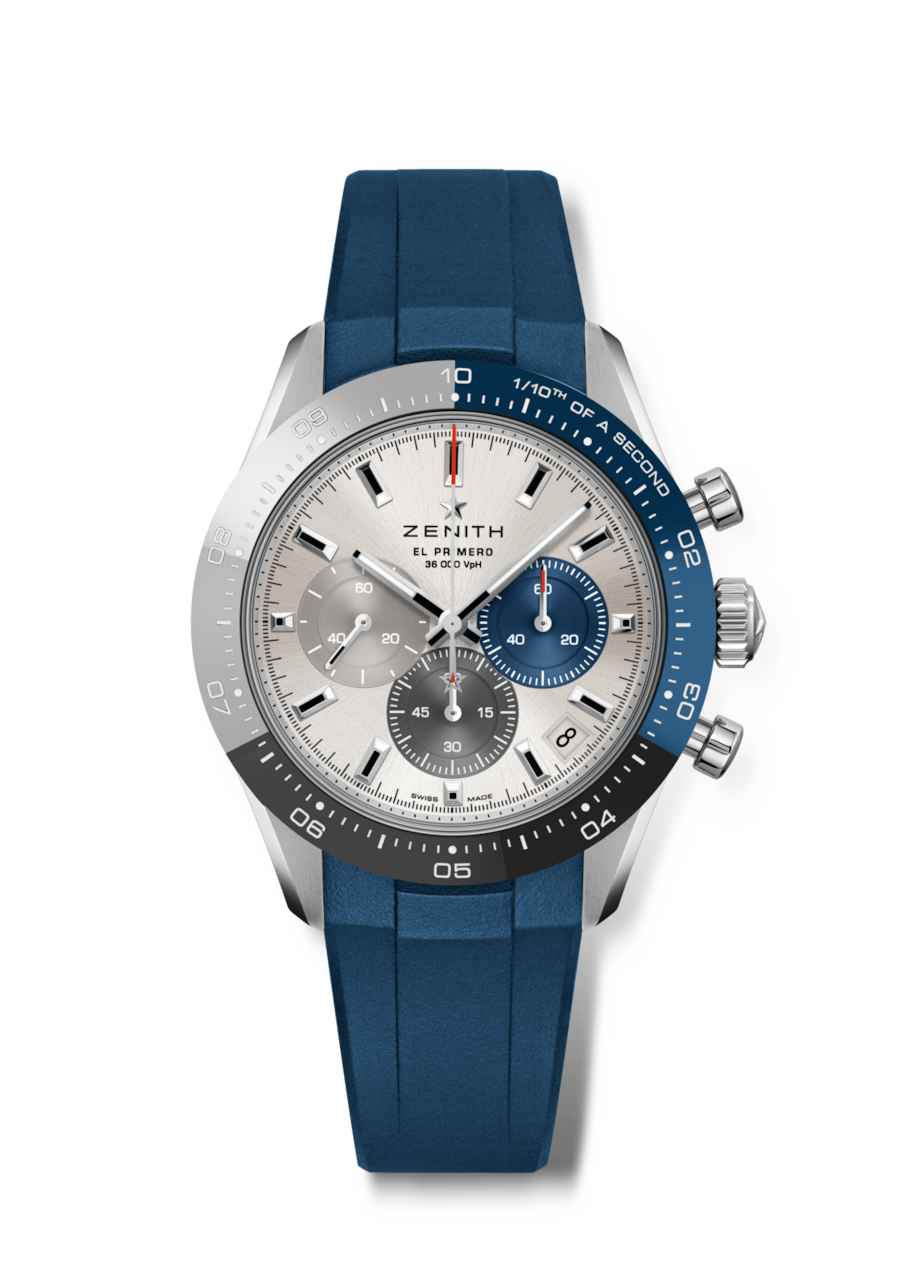 ZENITH CHRONOMASTER SPORT - 41.00mm, Stainless steel with tricolor ...