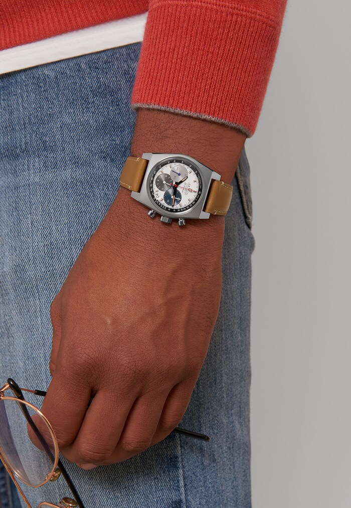 ZENITH CHRONOMASTER REVIVAL EL PRIMERO A385 - 37.00mm, Stainless steel