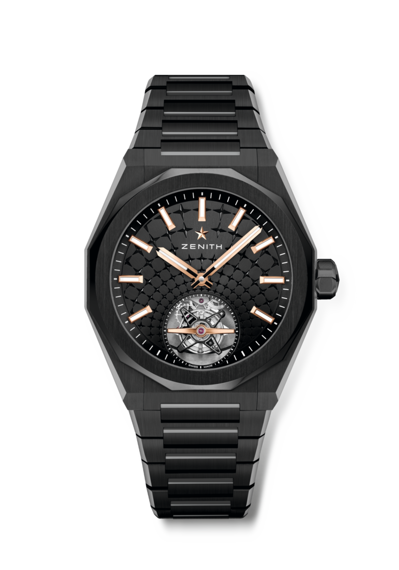 ZENITH DEFY SKYLINE TOURBILLON - 41.00mm, Black ceramic