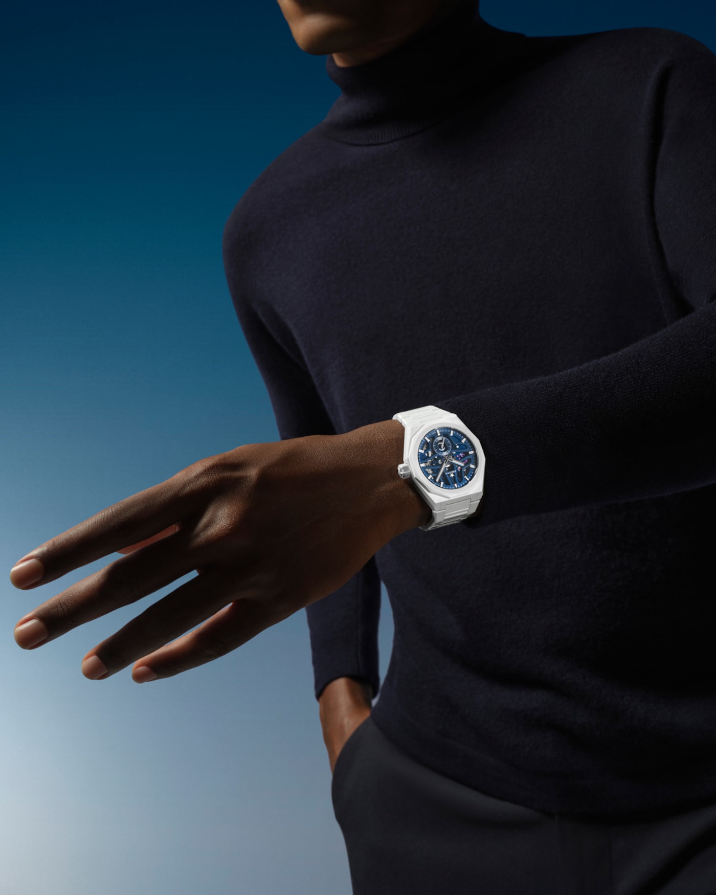 ZENITH DEFY SKYLINE SKELETON WHITE CERAMIC - 41.00mm, White Ceramic