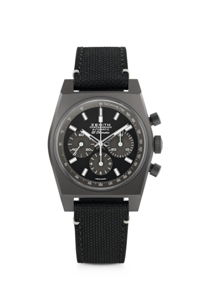 ZENITH CHRONOMASTER REVIVAL SHADOW - 37.00mm, Microblasted titanium