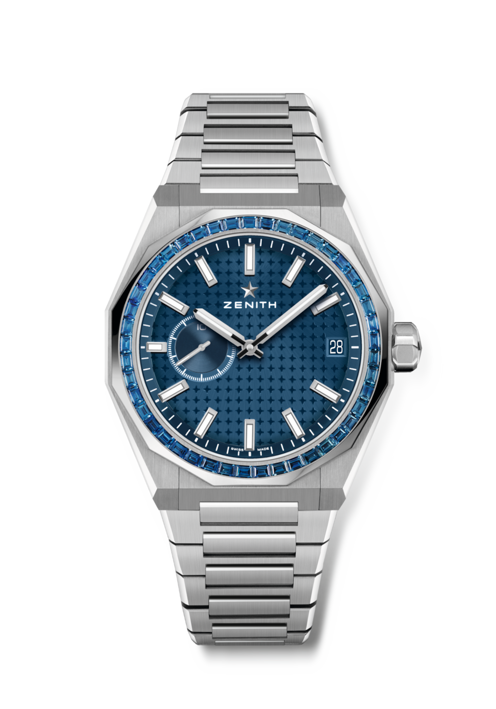 ZENITH DEFY SKYLINE SAPPHIRE - 41.00mm, Stainless steel with blue ...