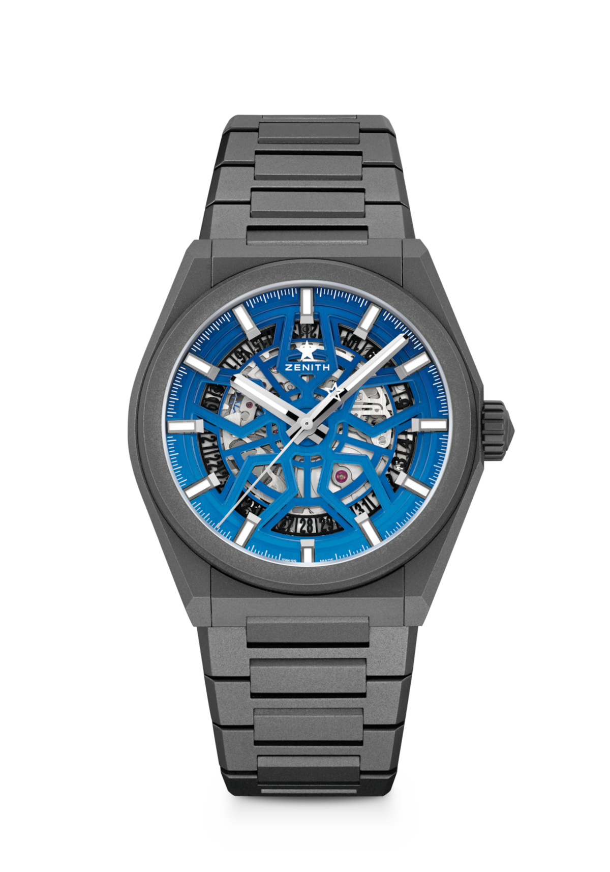 ZENITH DEFY CLASSIC NIGHT SURFER - 41.00mm, Microblasted titanium
