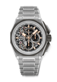 ZENITH DEFY EXTREME DOUBLE TOURBILLON - 45.00mm, Brushed titanium