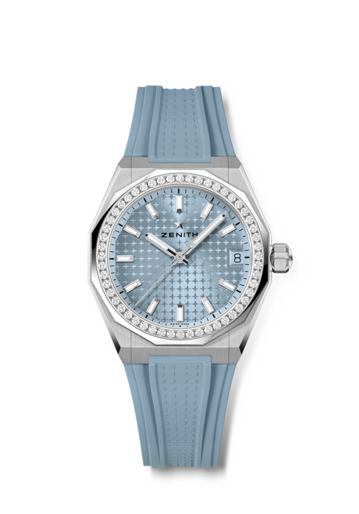 ZENITH DEFY SKYLINE 36 - 36.00mm, Stainless steel with diamond-set bezel