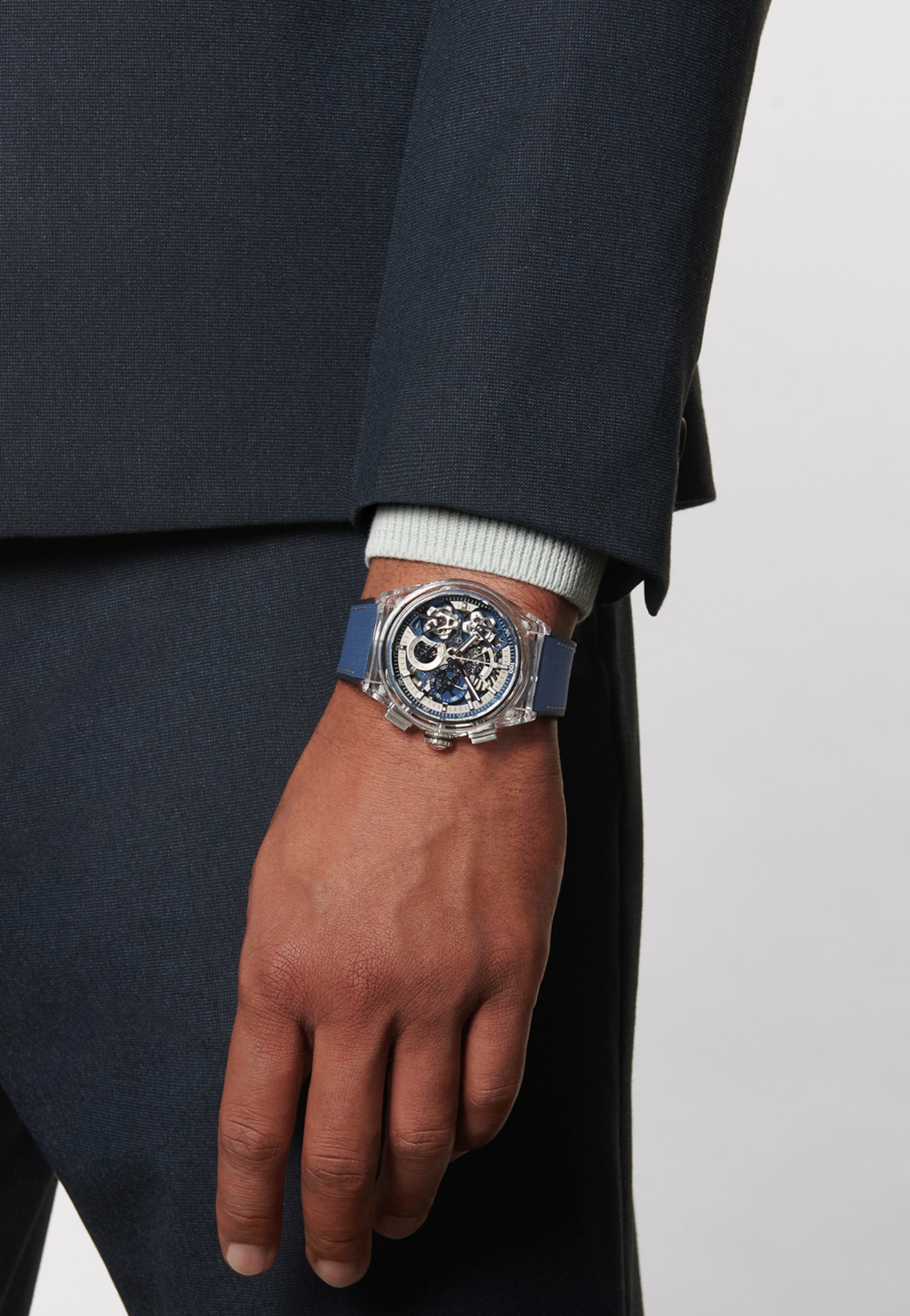 ZENITH DEFY DOUBLE TOURBILLON - 46.00mm, Sapphire