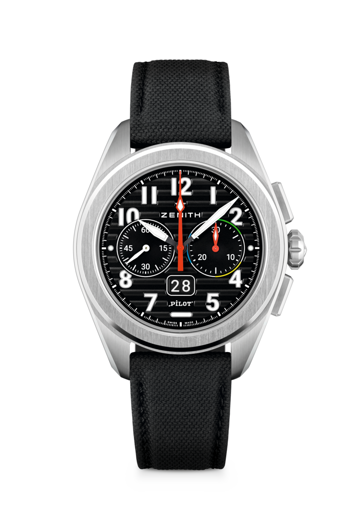 ZENITH PILOT BIG DATE FLYBACK - 42.50mm, Stainless steel