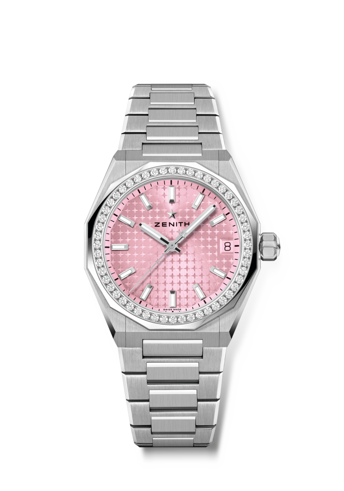 ZENITH DEFY SKYLINE 36 - 36.00mm, Stainless steel with diamond-set bezel