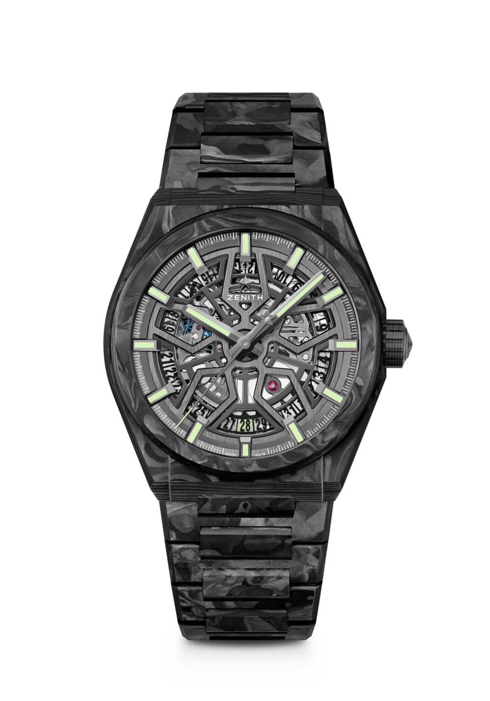 ZENITH DEFY CLASSIC - 41.00mm, Black carbon